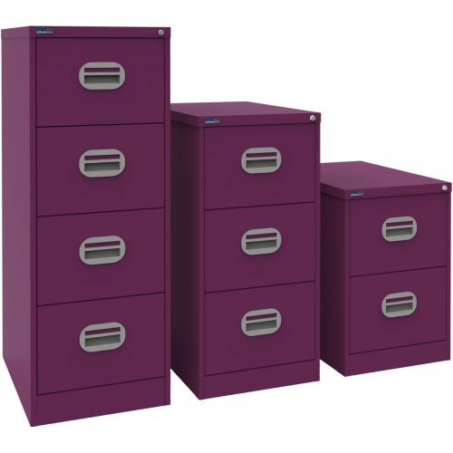 Silverline Kontrax Filing Cabinets - Leisure Furniture Direct